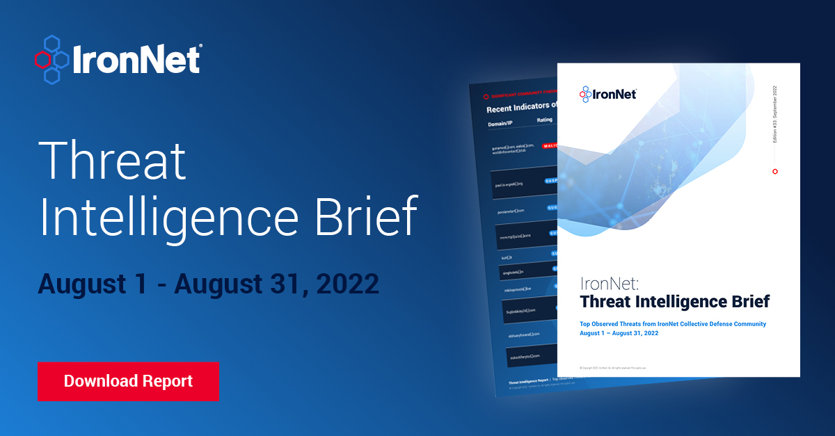 September 2022 threat intel brief